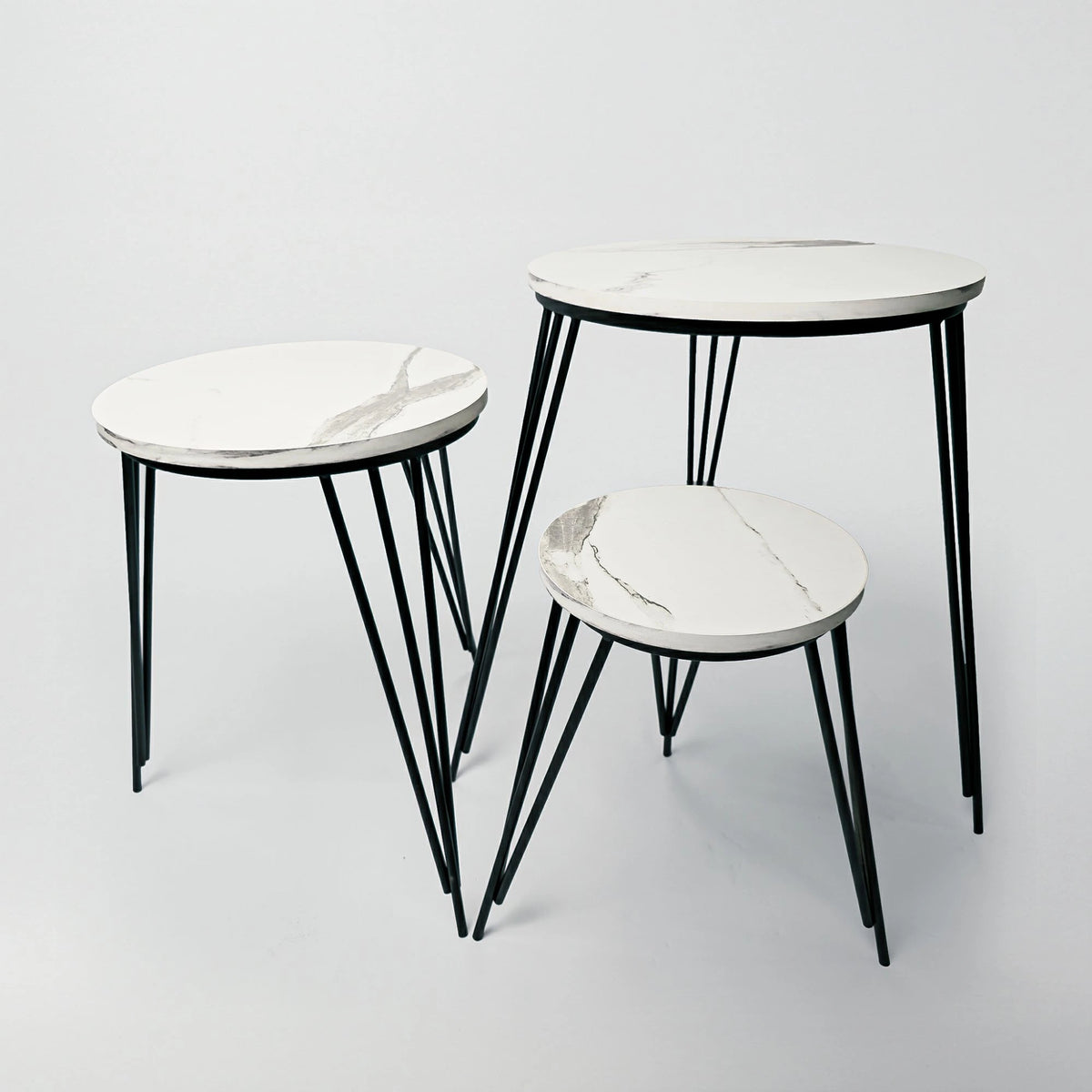 Orla Side Table - ( Set Of 3 ) – Magalis Egypt